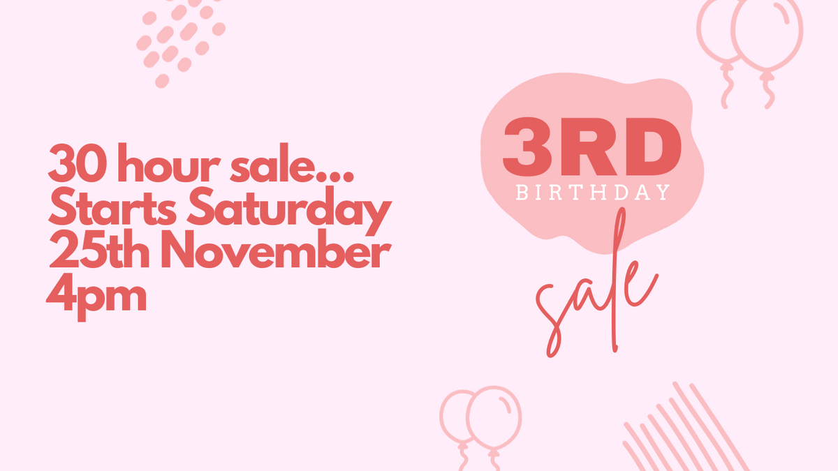3RD BIRTHDAY SALE | Just a Glass Australia